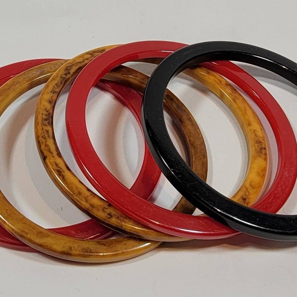 Vintage Bakelite Bangle Bracelet - Etsy