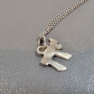 Jewish Symbol Chai Hebrew Letter Pendant White Gold Blue Enamel ...