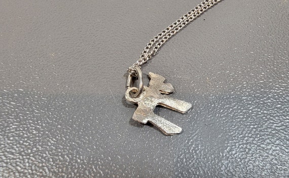jewish symbol chai hebrew letter pendant white gold b… - Gem