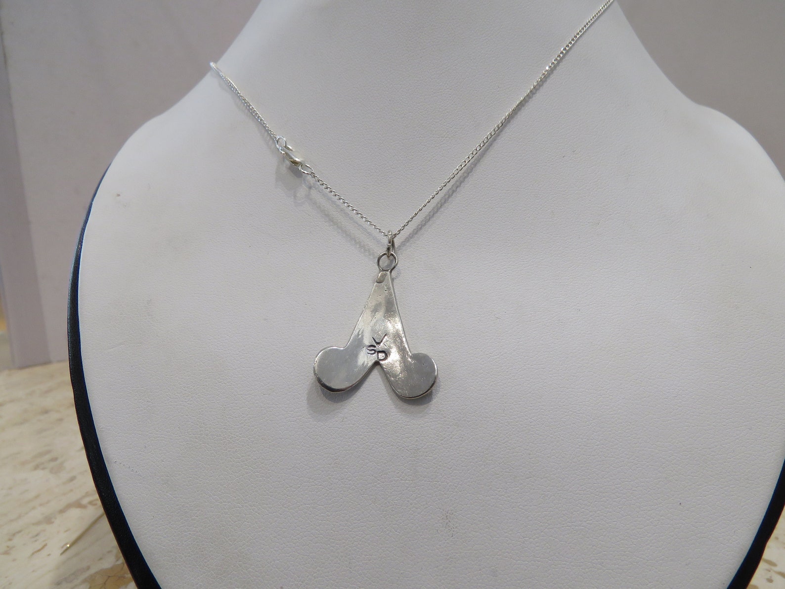 Navajo Chip Inlay Pendant Turquoise Coral Native American - Etsy