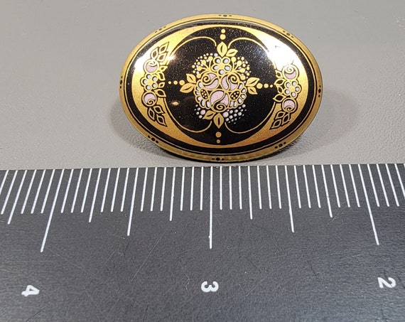 Michaela Frey Enamel Art Nouveau inspired brooch Aust… - Gem