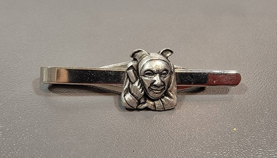 Gargoyle Tie Bar or Tie Slide Medieval Jester Man Slide Pin - Etsy