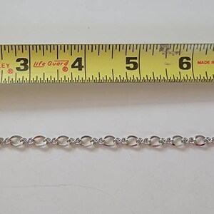 Fancy Chain Bracelet Sterling Silver Shiny Rope Light Weight Links - Etsy