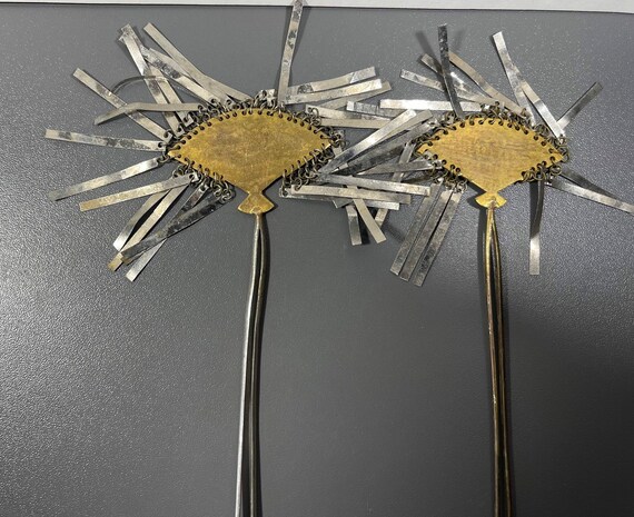 Antique Fluttering Fan Kanzashi Japanese hair ornam… - Gem