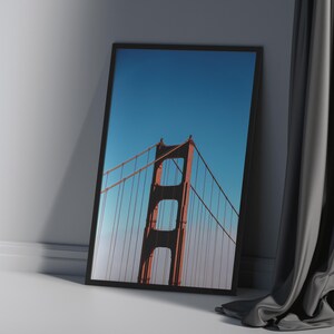 Golden Gate Bridge Photo Poster – Scenic Art Print, Perfect for Home ...