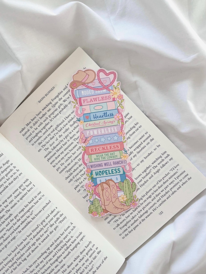 Chestnut Springs Inspired Bookmark | Book Stack | Cowboy Romance ...