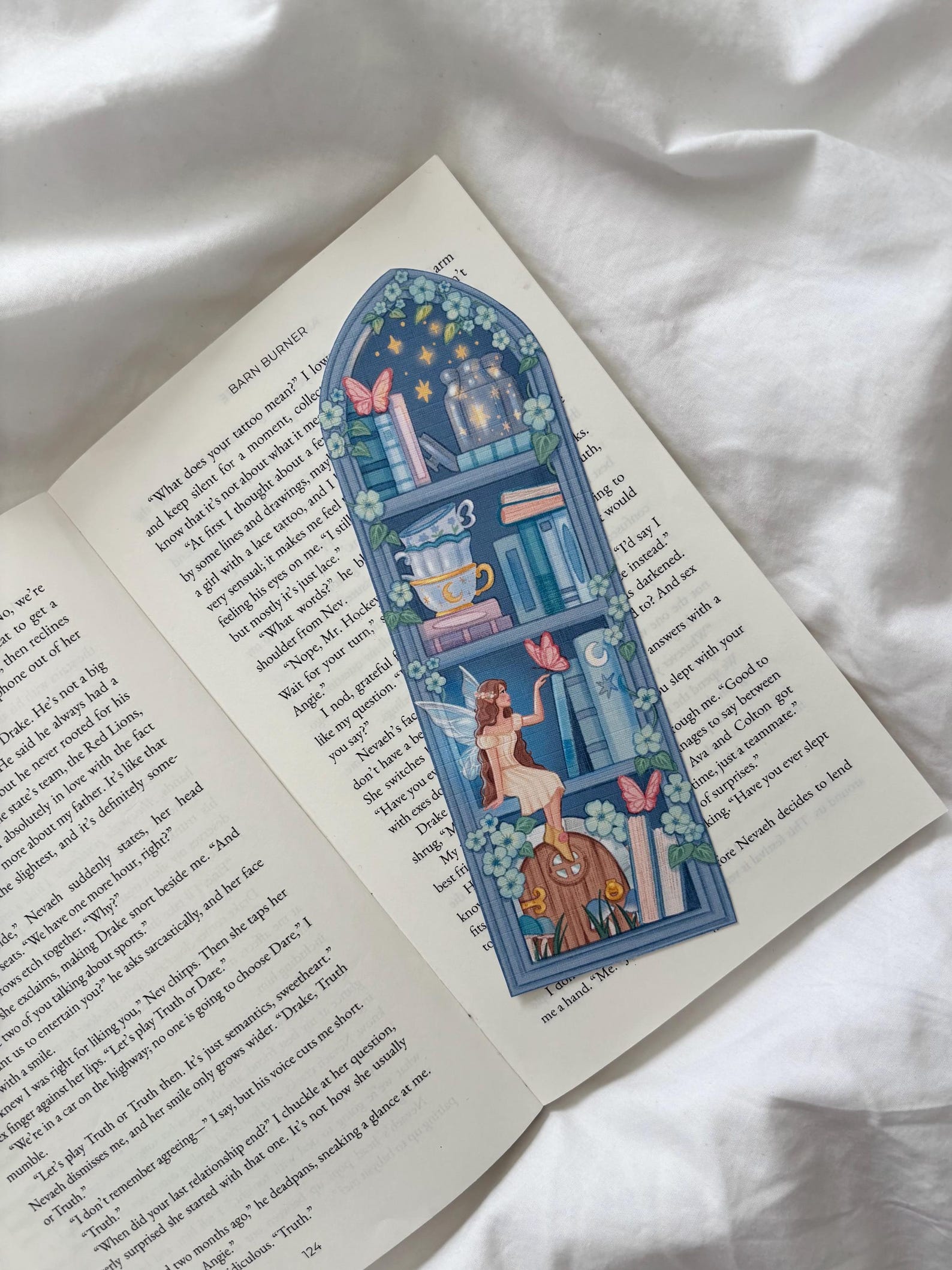 Fairy Bookmark | Moonlight Fairy Bookshelf | Magical Bookmark | Bookish ...