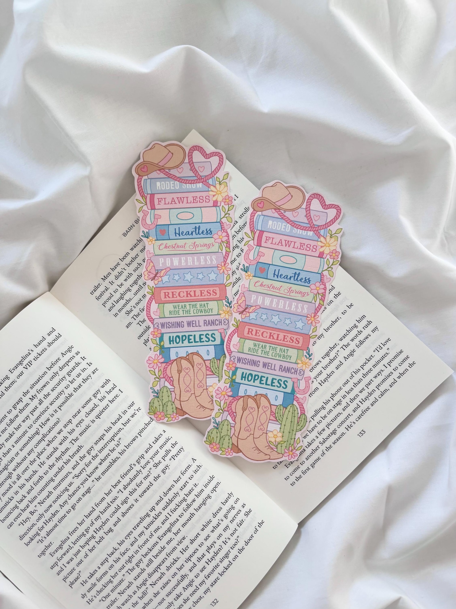 Chestnut Springs Inspired Bookmark | Book Stack | Cowboy Romance ...