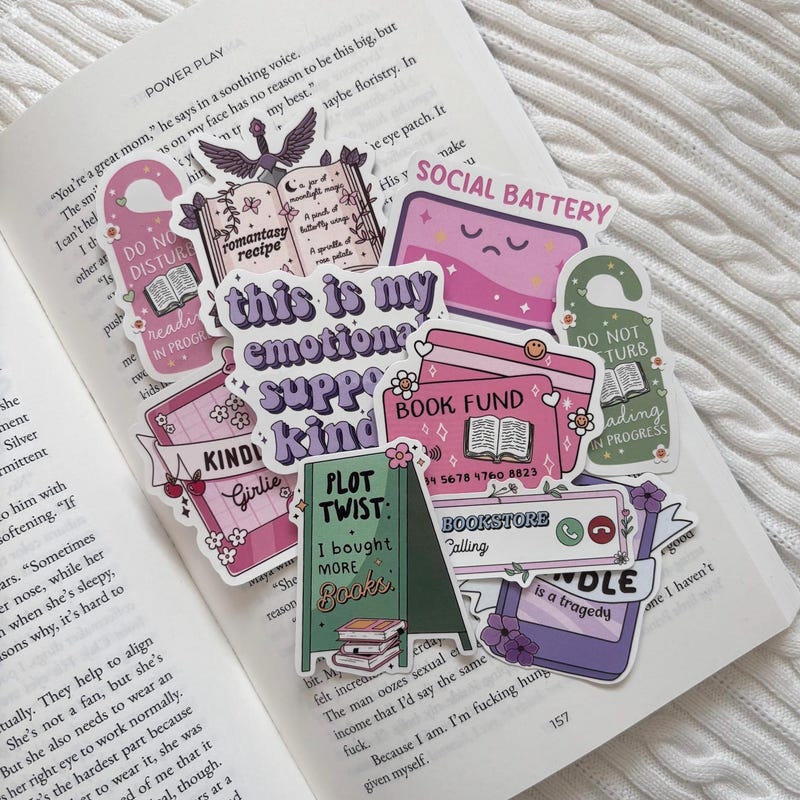 Kindle 15 Stickers - Etsy UK