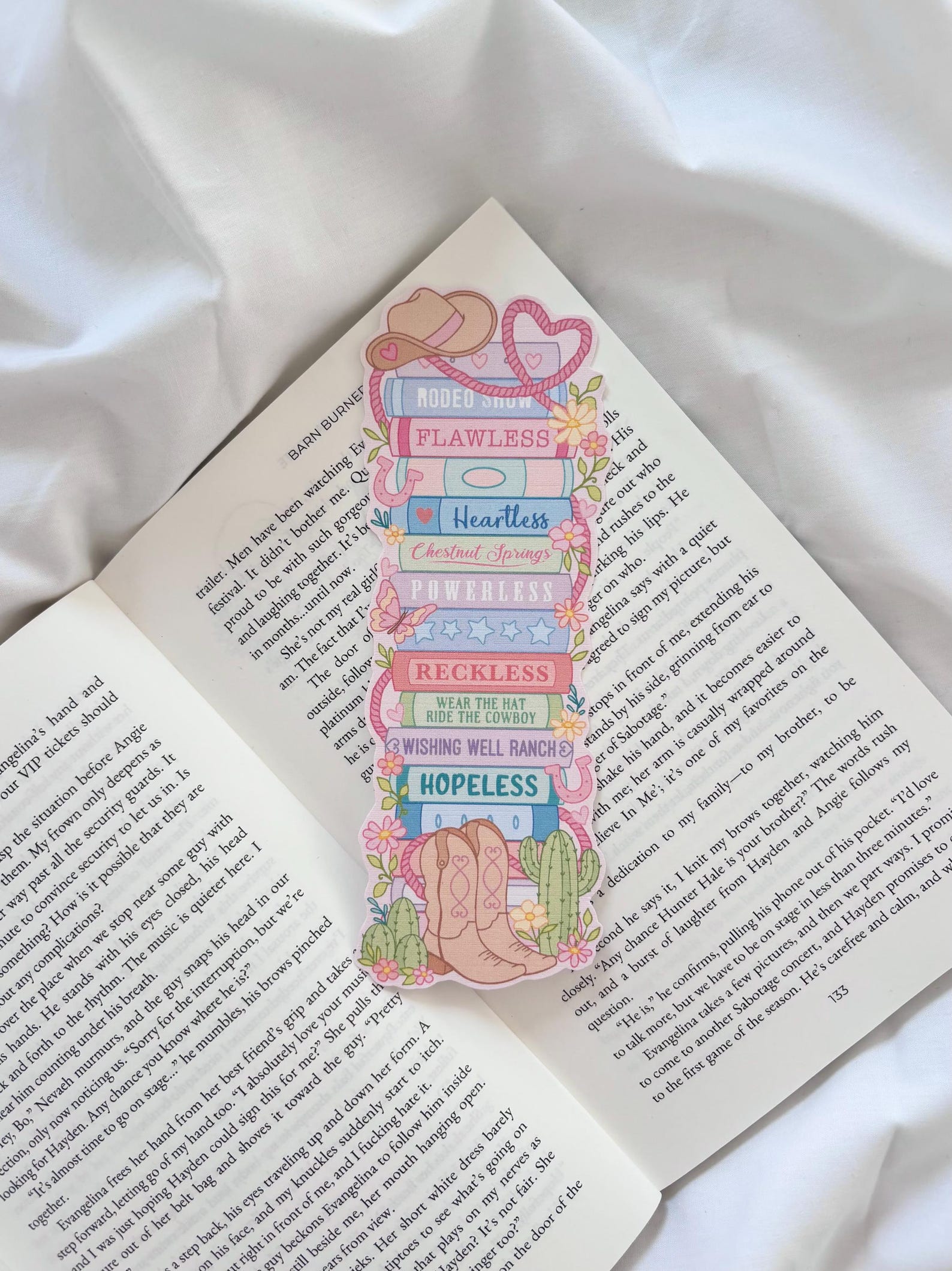 Chestnut Springs Inspired Bookmark | Book Stack | Cowboy Romance ...