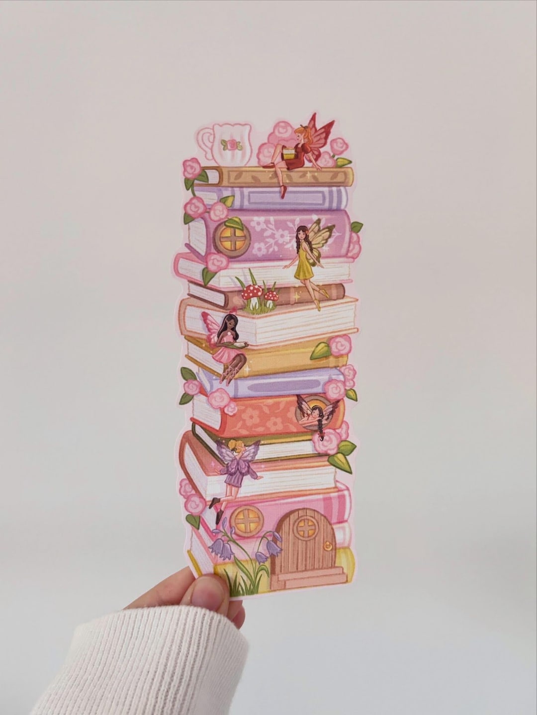 Fairy Bookmark | Fairy Bookstack | Magical Bookmark | Bookish Gift ...