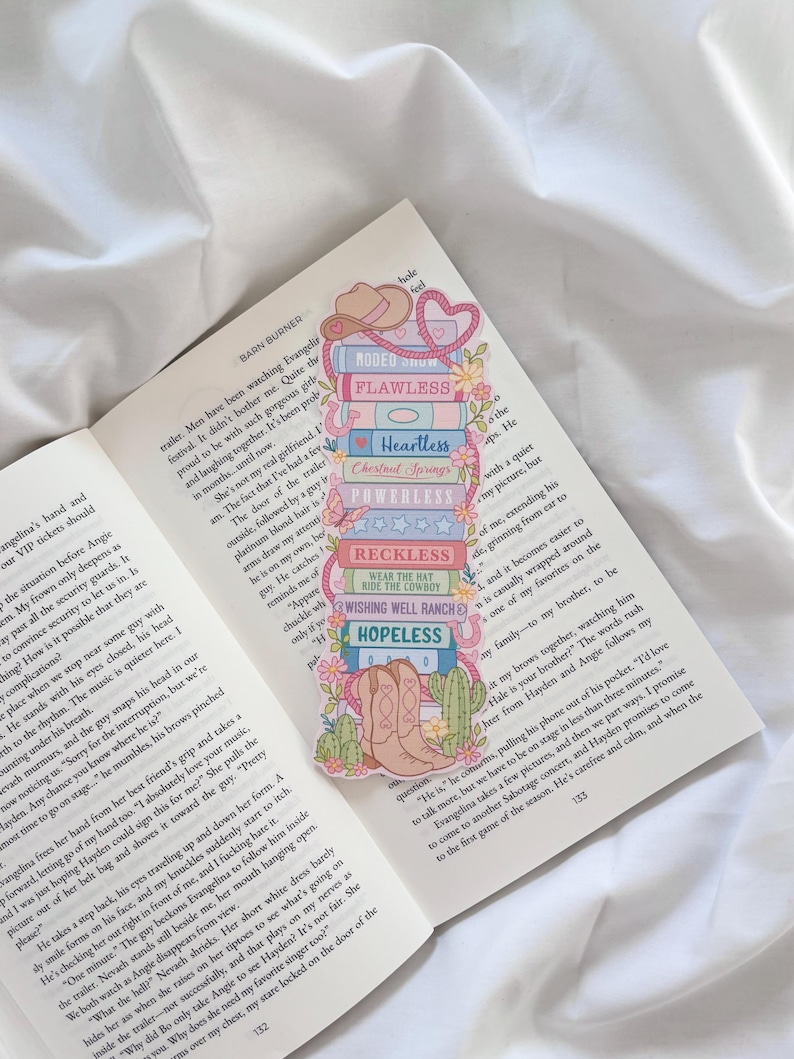 Chestnut Springs Inspired Bookmark | Book Stack | Cowboy Romance ...
