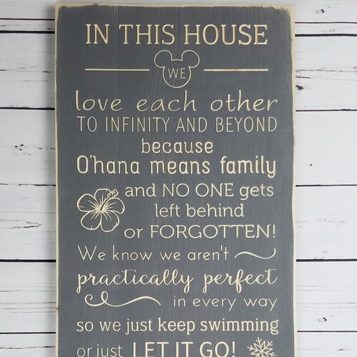 Custom Carved Wooden Sign we DO DISNEY in This - Etsy