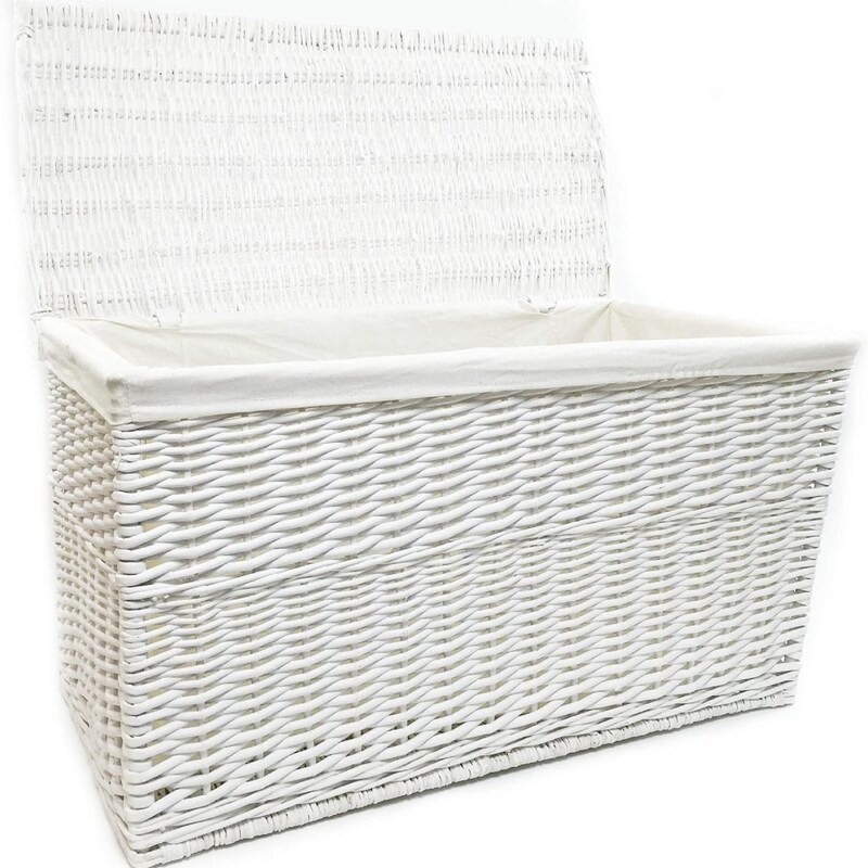 Wicker Blanket Chest - Etsy