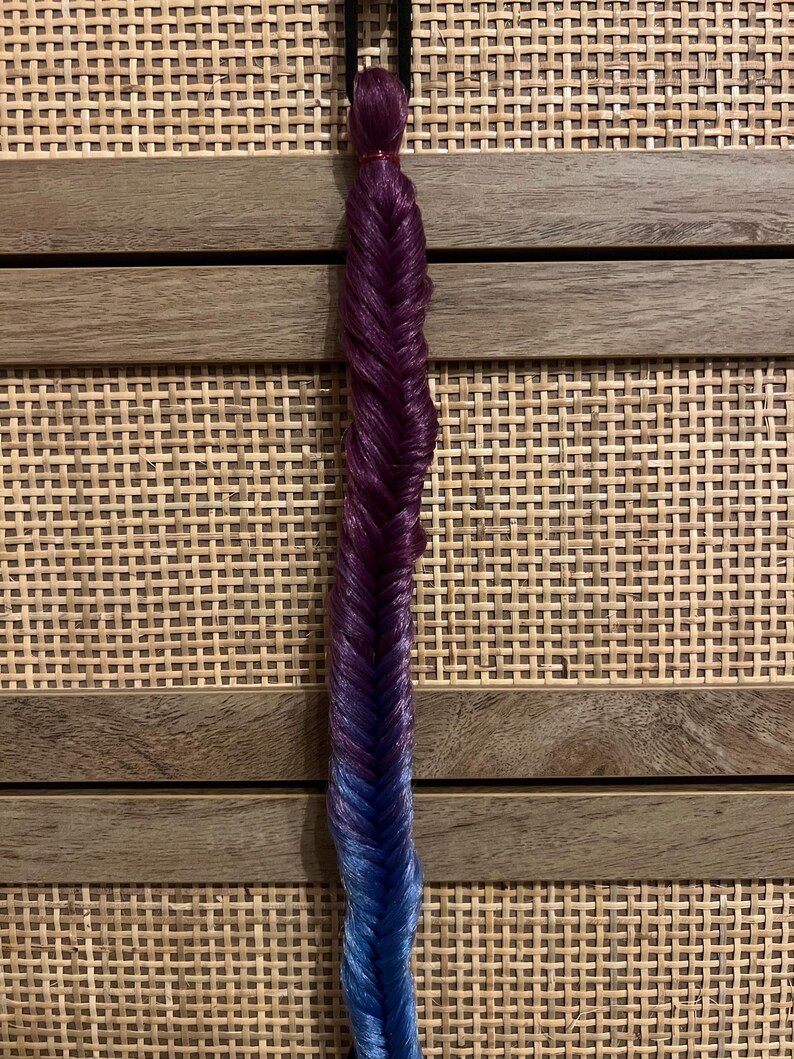 Mermaid Ombré Fishtail Plait Braid Hair Extension - Etsy UK