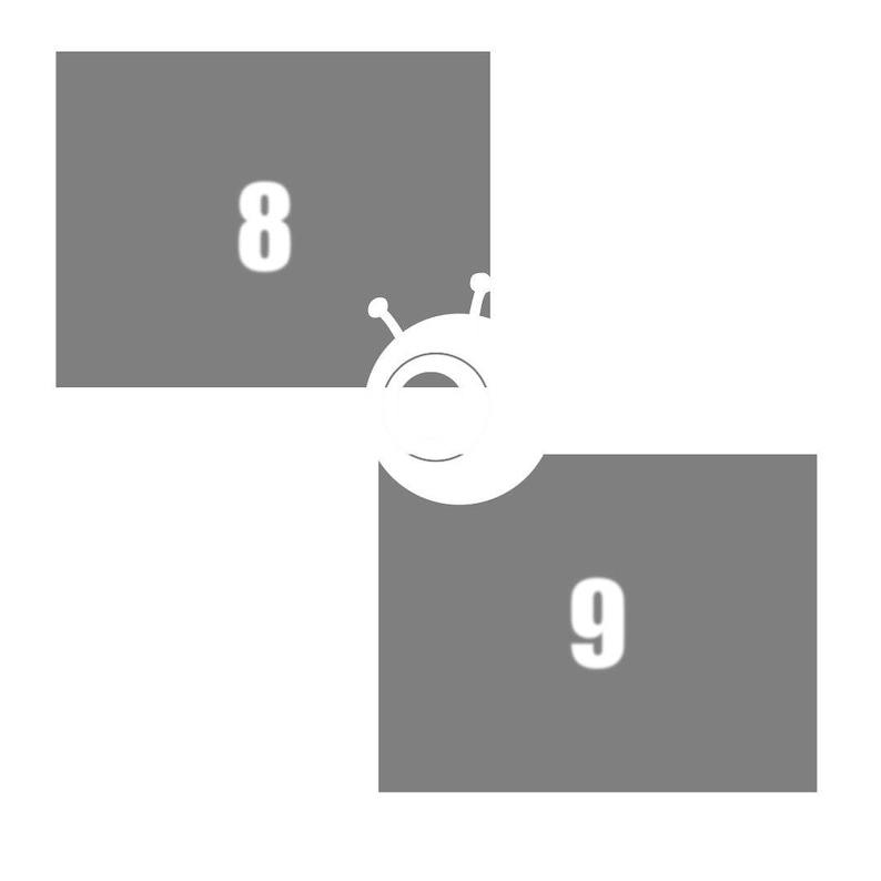 Snoot Effect PNG Numbers Silhouette Overlay From 0 to 9. - Etsy UK