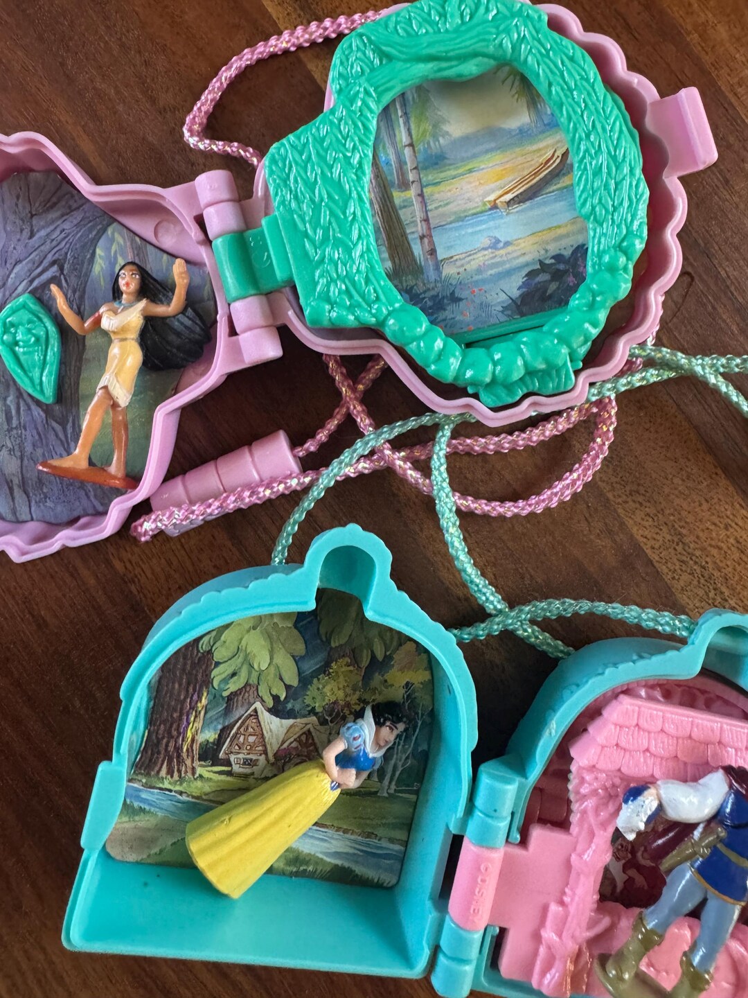 Vintage Disney Lockets - Dolls, House, 90's, Pocahontas, Snow White - Etsy