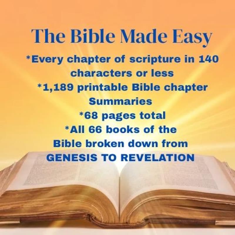 Bible Chapter Mapping - Etsy