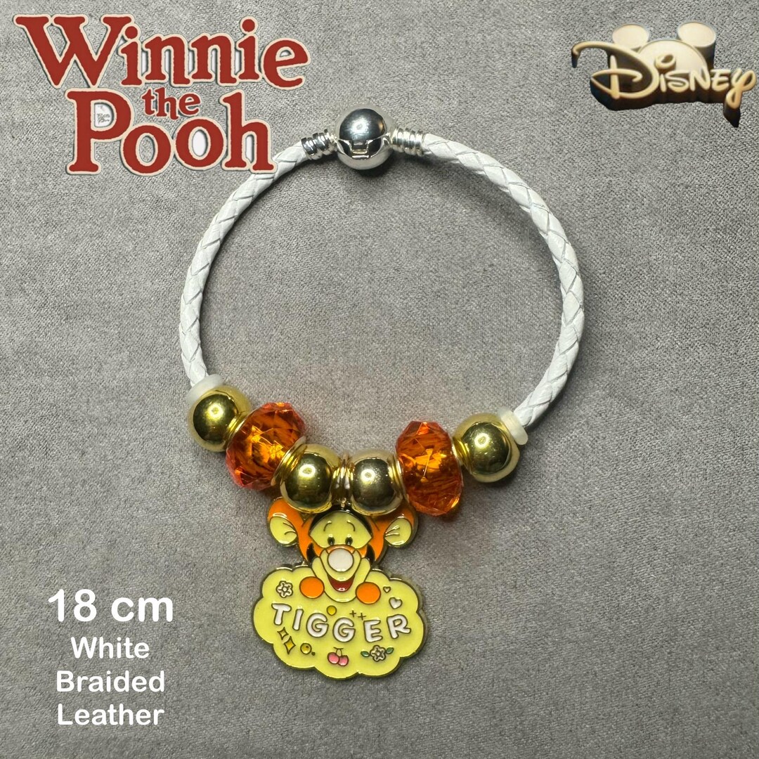 Winnie the Poohfriends TIGGER Disneyinspired 18cm Pandora-style White ...