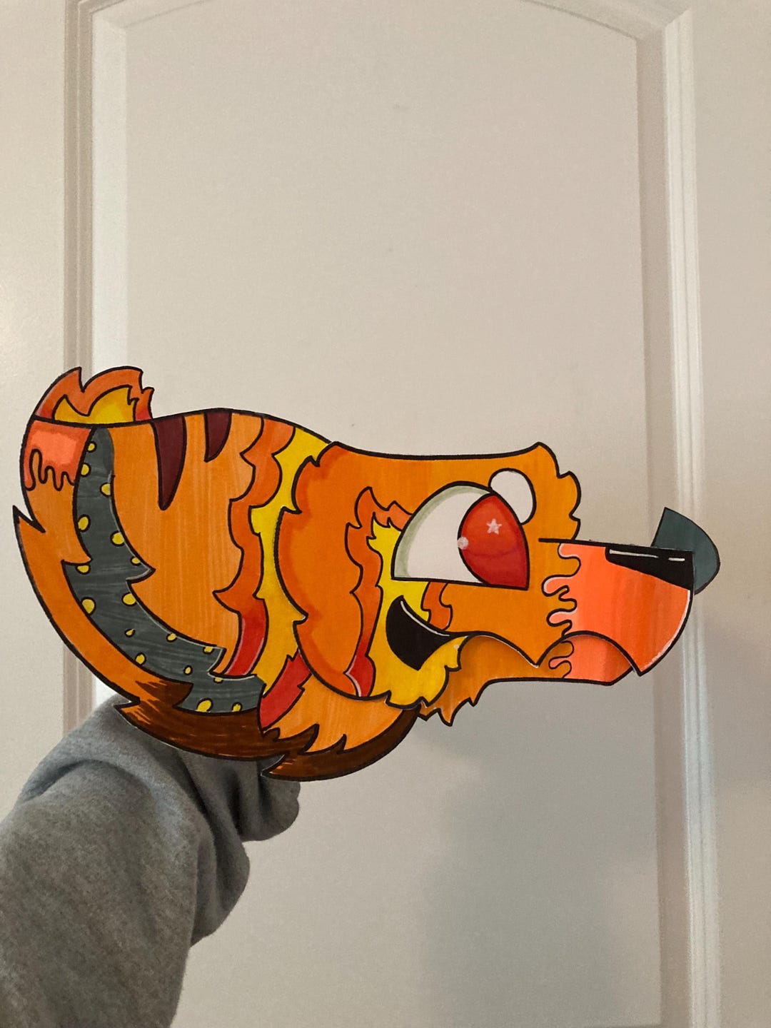 Lava Themed Dragon Puppet - Etsy