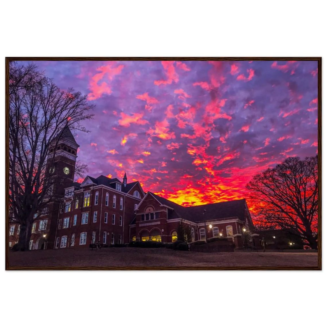 Clemson University | Tillman Hall | Museum-quality Framed Poster - Etsy