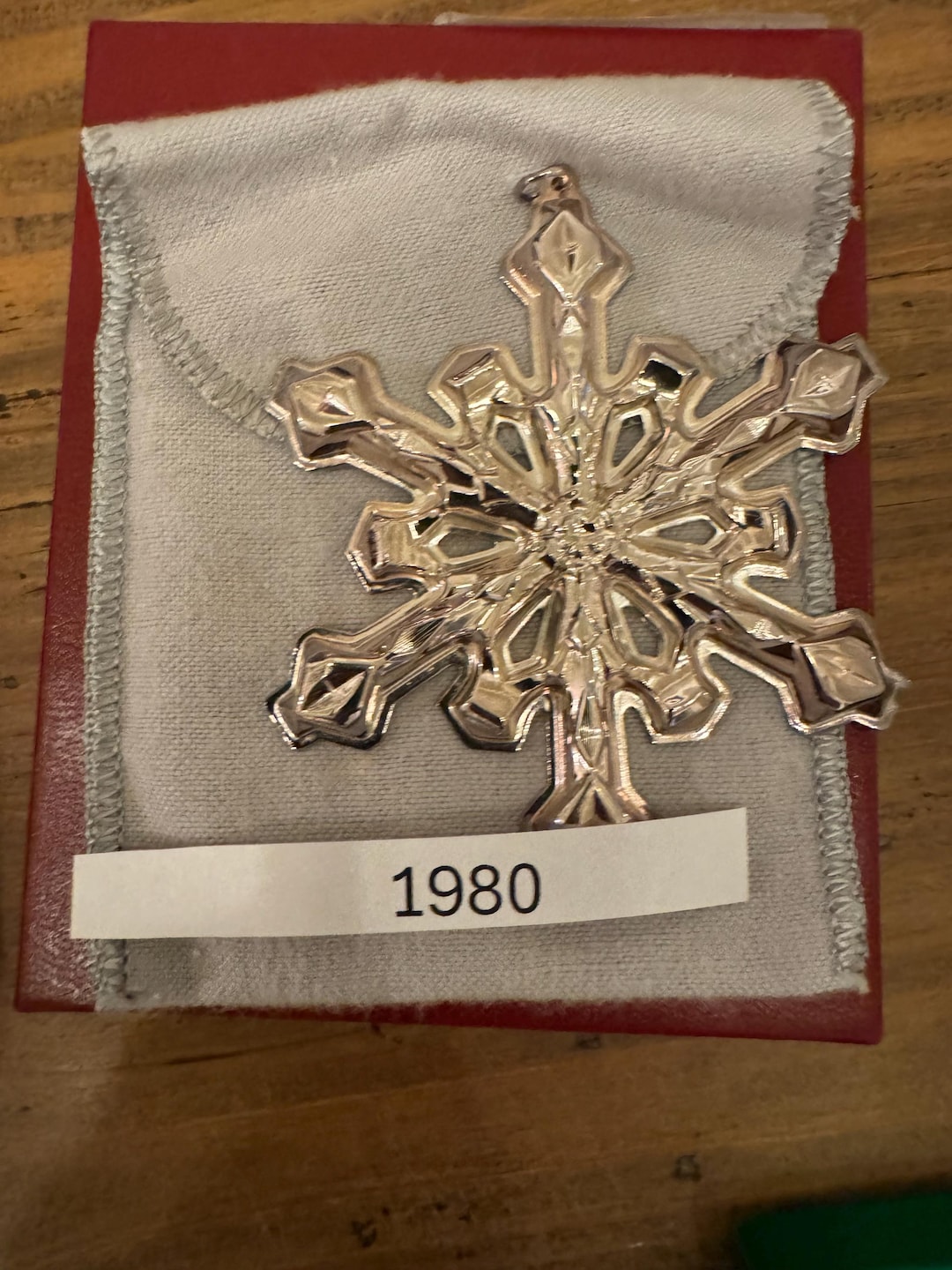 Gorham 1980 Sterling Snowflake Ornament, Sterling Heirloom Christmas ...
