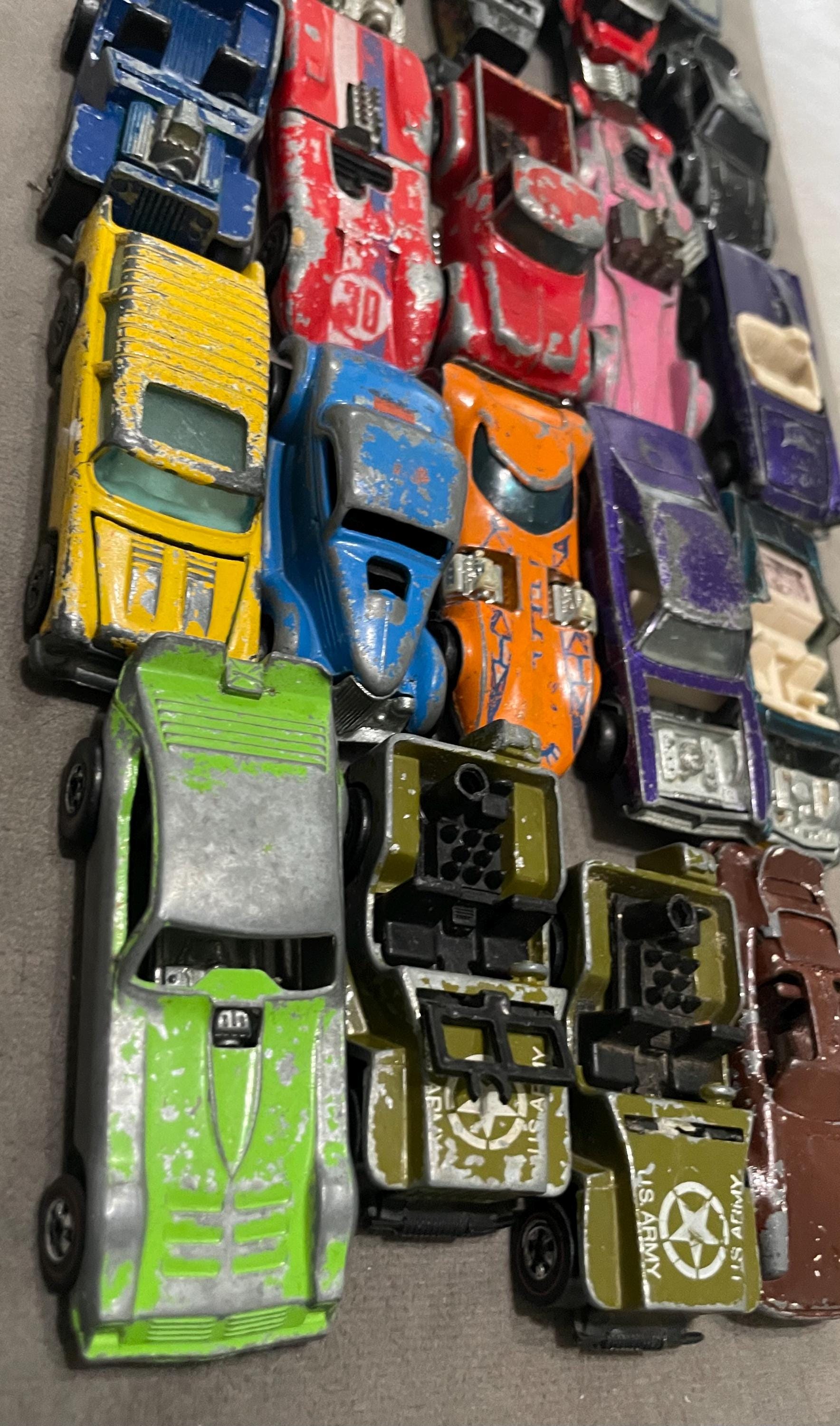 Vintage Redline Mattel Hot Wheels Lot of 24 1960s and 1970s Hong Kong ...