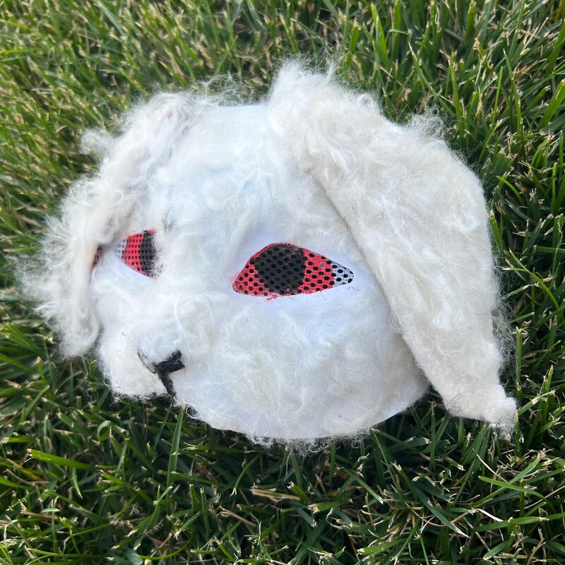 White Rabbit Mask - Etsy