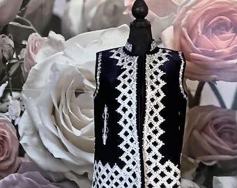 Handmade Men's Afghan Vest - Afghan Embroidered Waskat - Ethnic ...