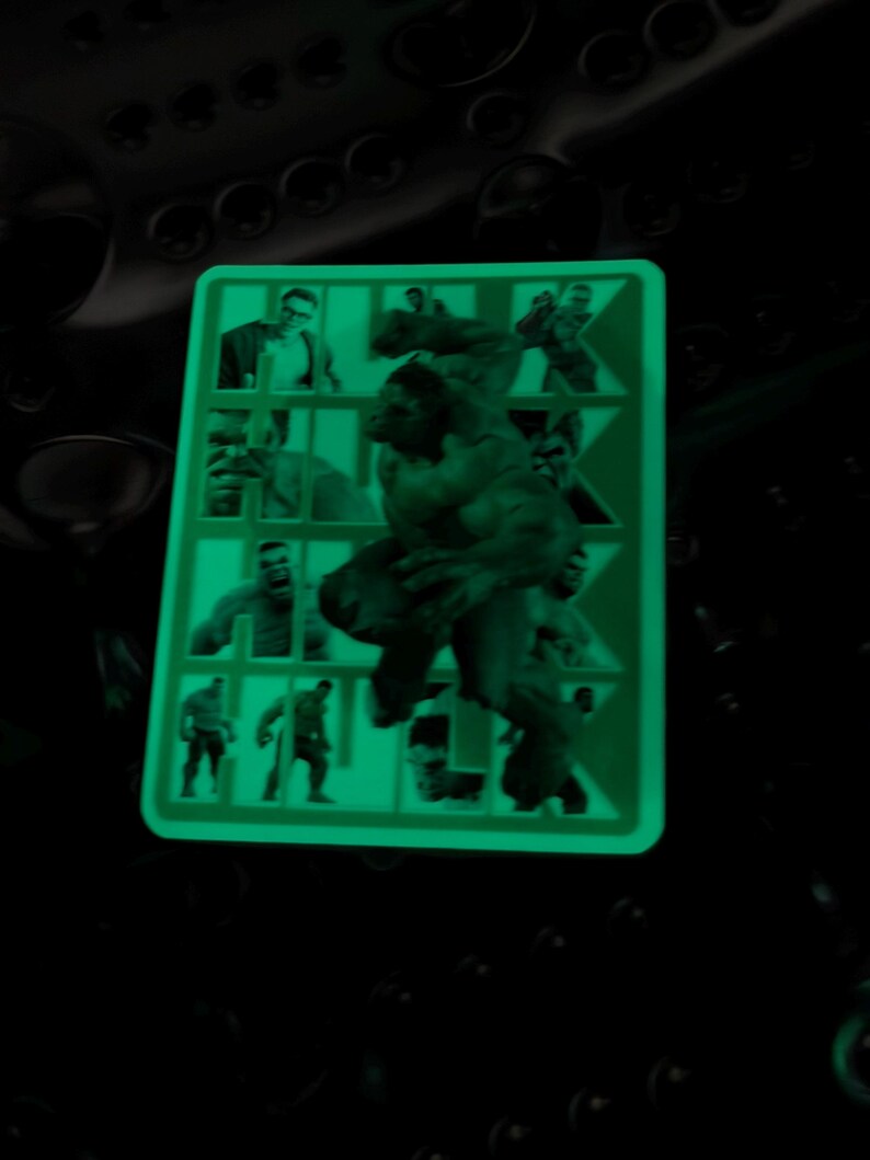MARVEL HULK Glow in the Dark Die-cut Sticker - Etsy