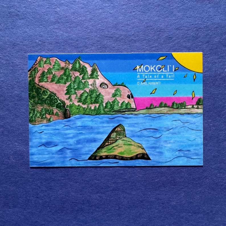 HAWAII MOKOLI’I Tale of the Tail Vinyl Die-cut Matte Sticker - Etsy