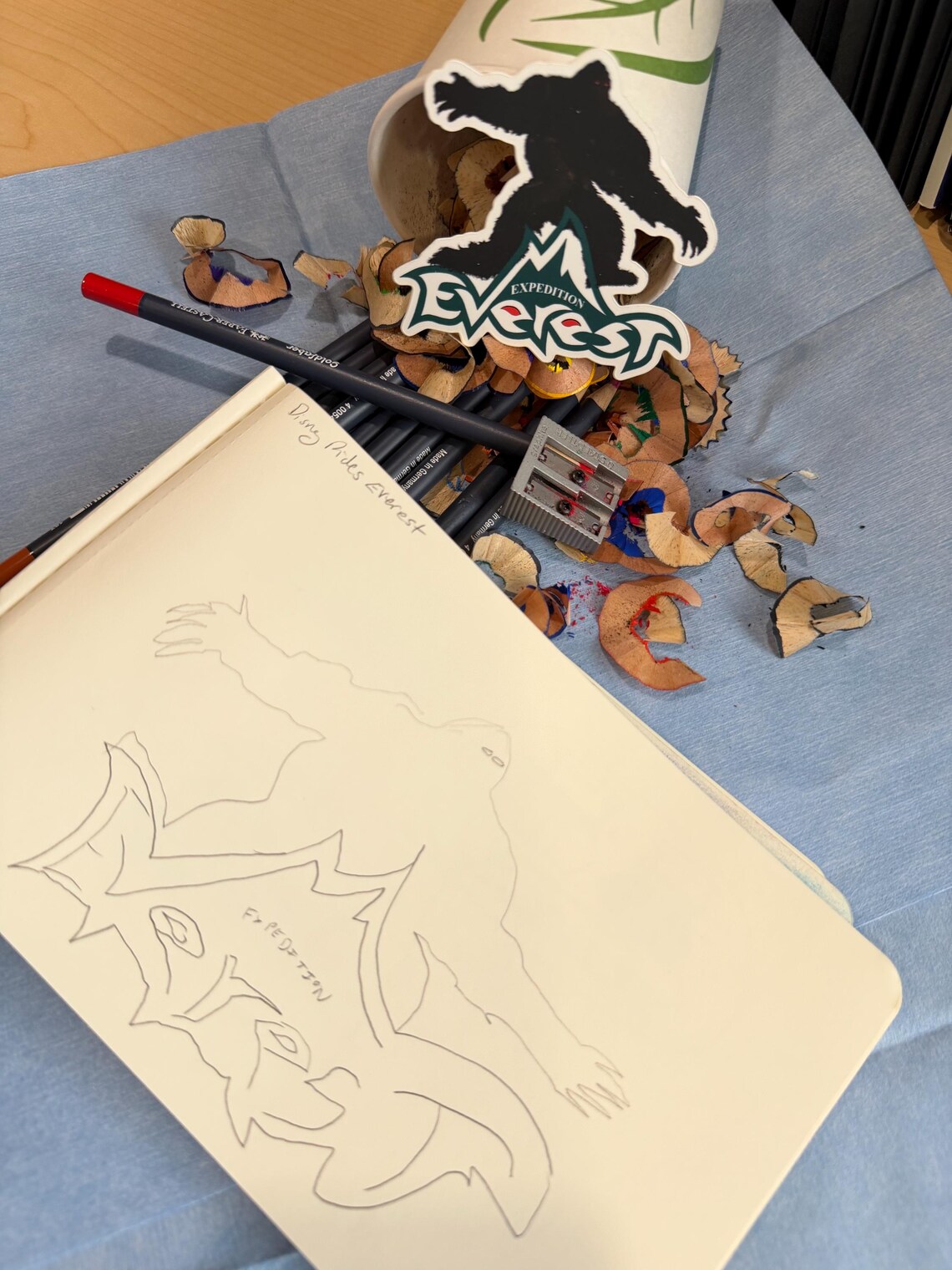 DISNEY Mount Everest Ride Art Blend Die-cut Vinyl Matte Sticker - Etsy