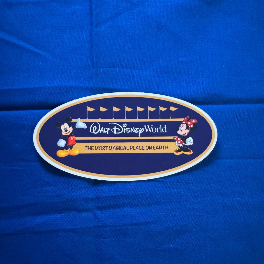 DISNEY Walt Disney World LOGO Die-cut Vinyl Matte Sticker - Etsy