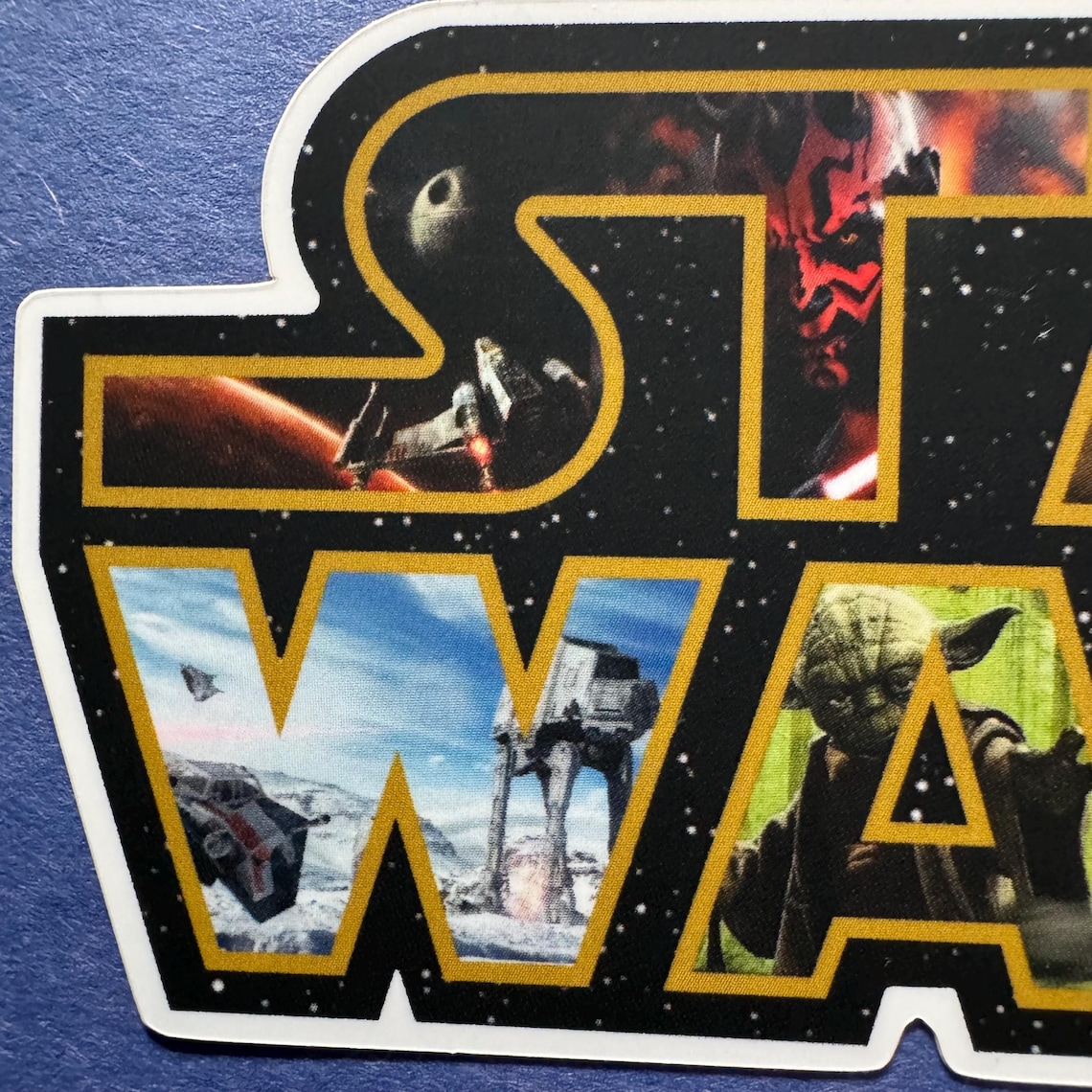 STAR WARS Logo Art Die-cut Vinyl Matte Sticker - Etsy
