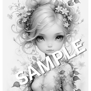 30 Spring Fairies & Flowers Theme Coloring Pages - Kids and Adult ...