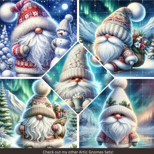 5 PRINTABLE Winter Garden Gnome, Download Garden Gnome, Posters for ...