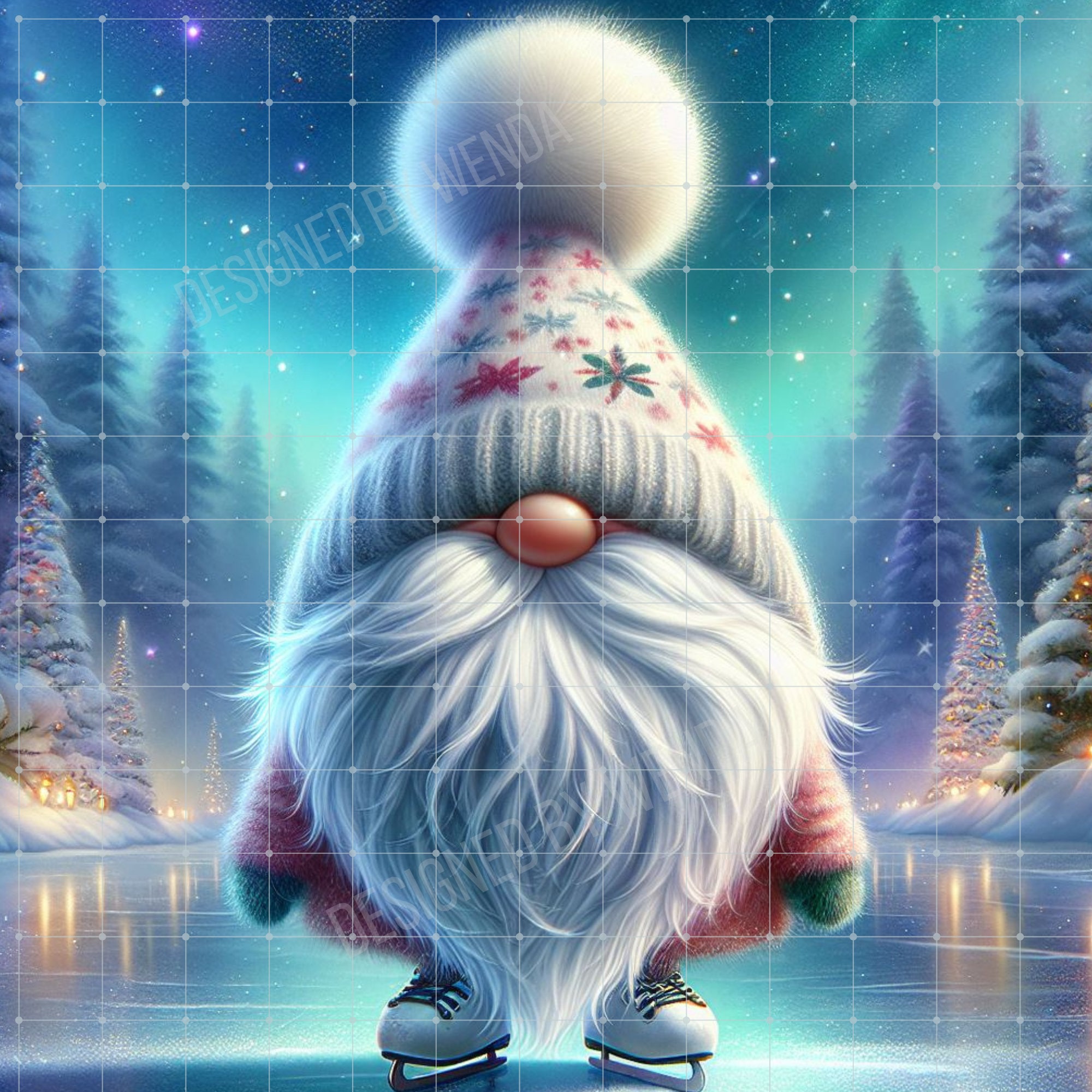 5 PRINTABLE Winter Garden Gnome, Download Garden Gnome, Posters for ...