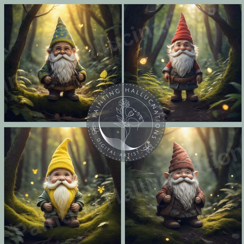 Gnome Print - Etsy