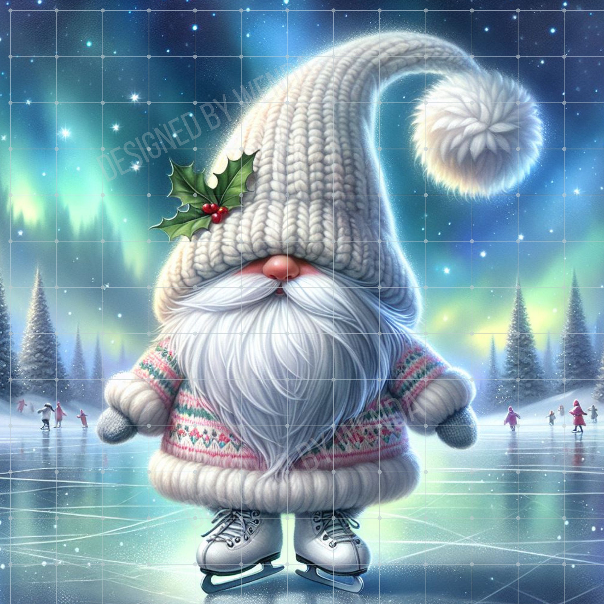 5 PRINTABLE Winter Garden Gnome, Download Garden Gnome, Posters for ...