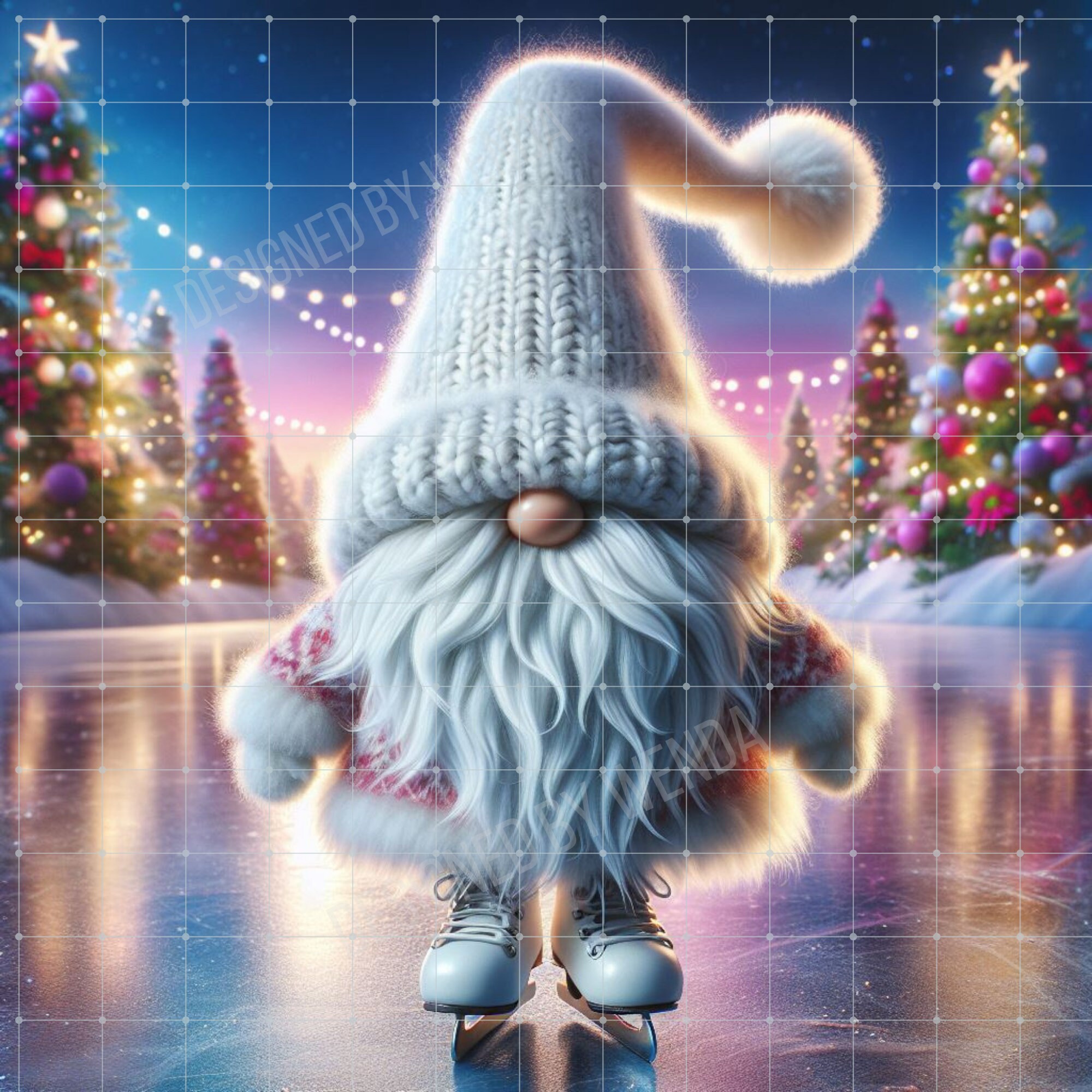 5 PRINTABLE Winter Garden Gnome, Download Garden Gnome, Posters for ...