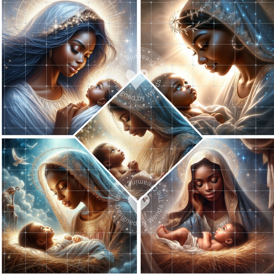 Maternal Love | Spiritual Paintings of Mary and Baby Jesus | Bible ...