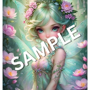 30 Spring Fairies & Flowers Theme Coloring Pages - Kids and Adult ...
