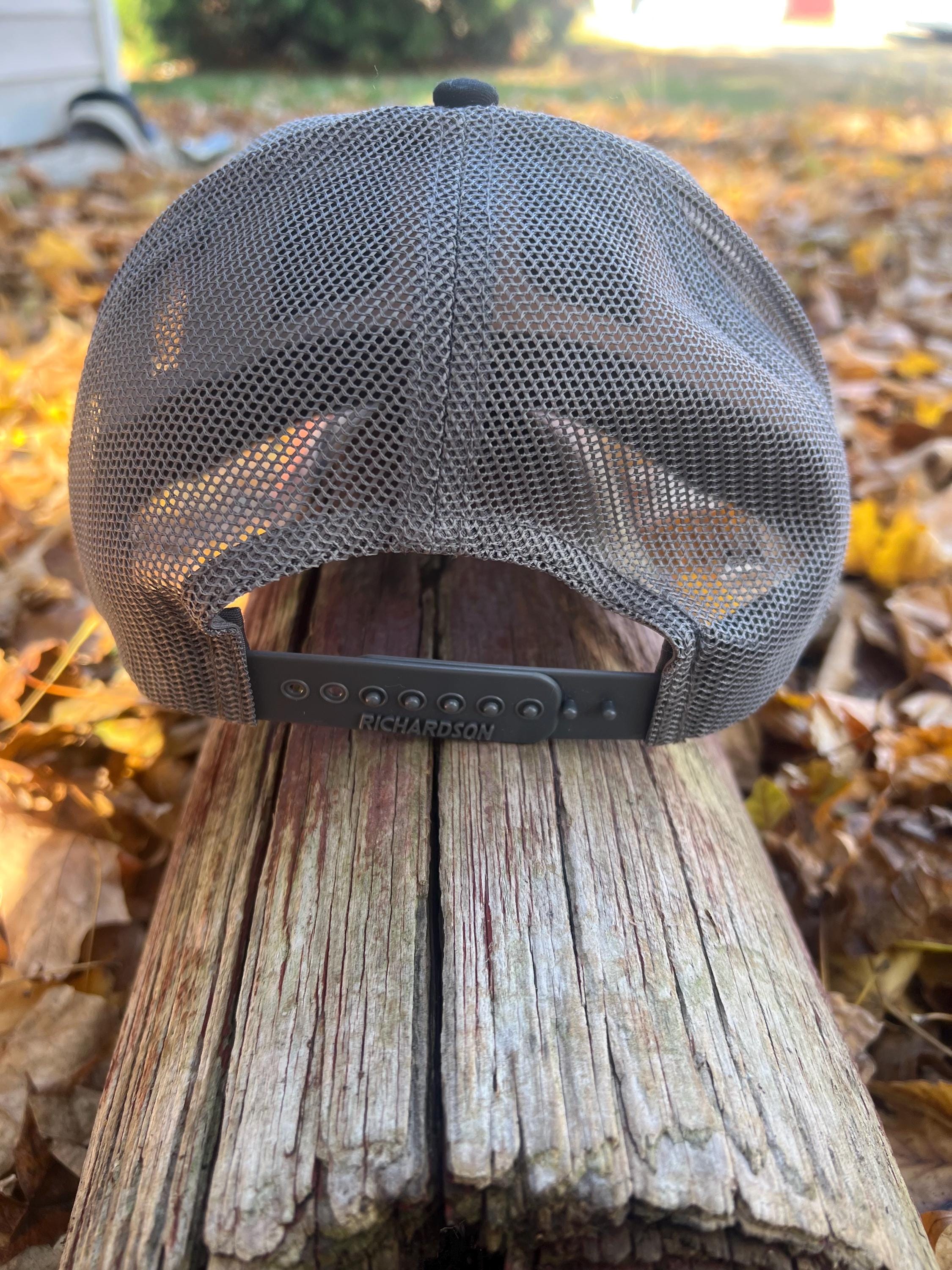 Black Richardson Whitetail Deer Hunting Hat for Men, Richardson 112 ...