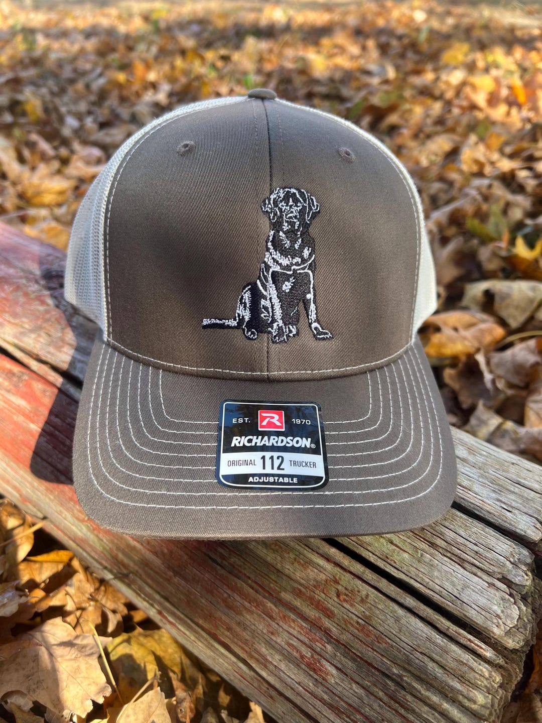 Black Lab Duck Hunting Hats for Men, Richardson 112, Duck Dog, Hunting ...