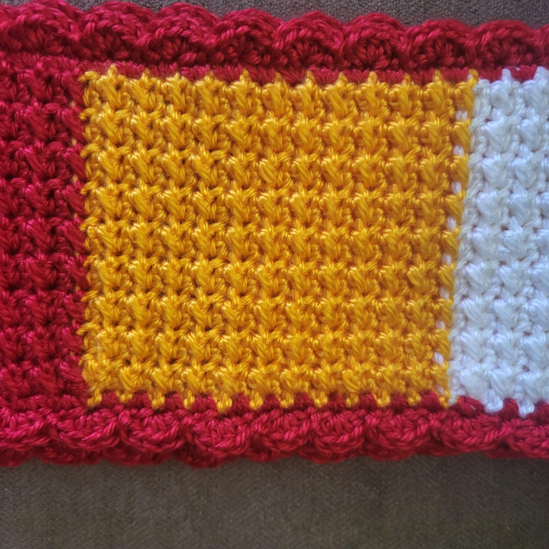 KANSAS CITY CHIEFS Handmade Scarf Made With Soft and Warm Yarn. Perfect ...