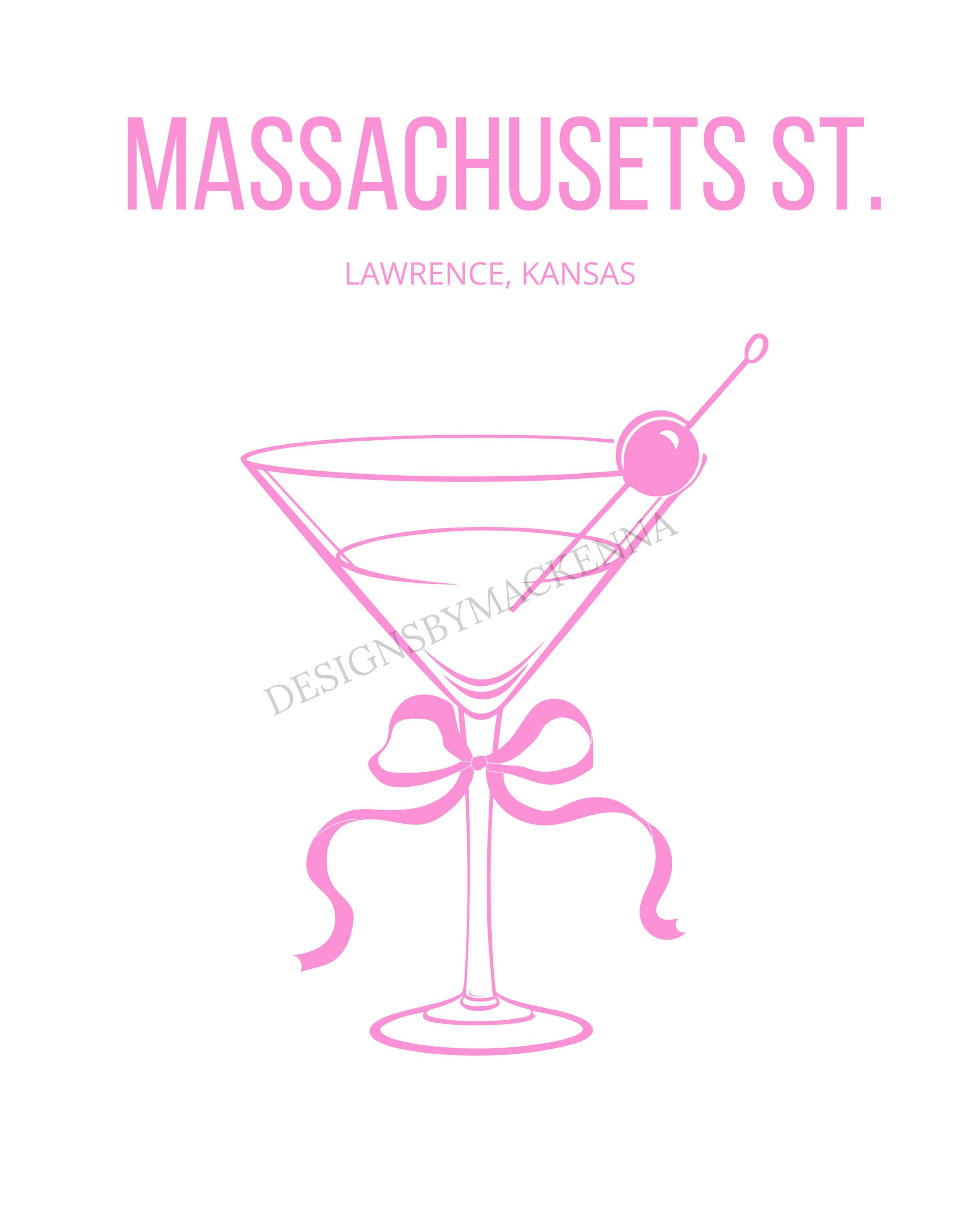 University of Kansas Pink Wall Art, Set of Six KU Prints - Etsy