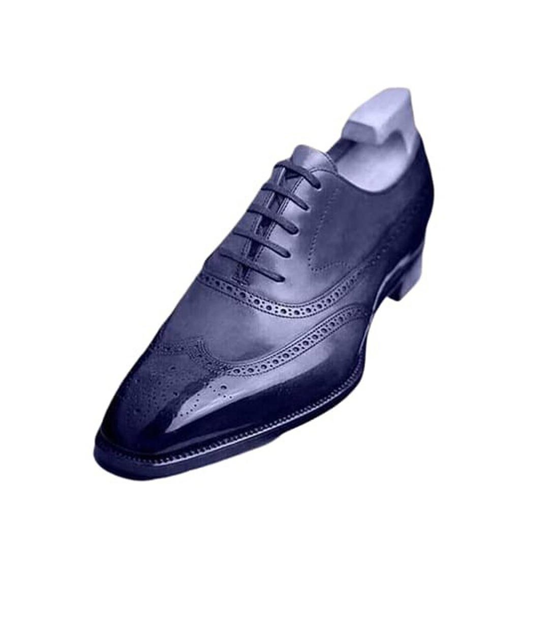 Handmade Italian Leather Brogues: Men's Square Toe Lace up Shoes - Etsy