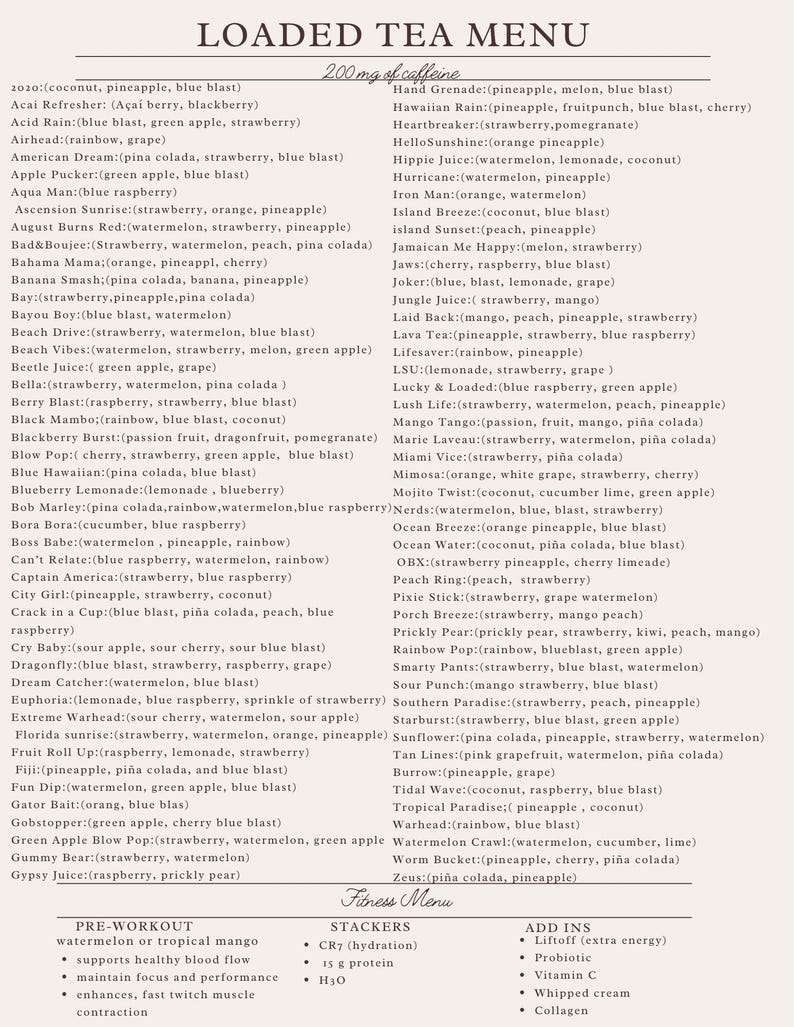 5-loaded Tea Kits With Caffeine for Clean Energy on the Geaux Energy ...