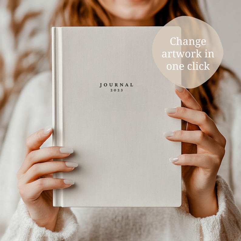 Hardcover-journal Mockup | Journal Matte | Easy Planner Journal Mockup ...