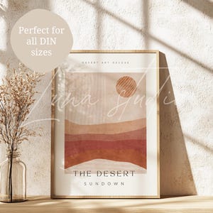 Mock up Poster Minimalistic | Wooden Frame Mock up | din a Ratio | Boho ...